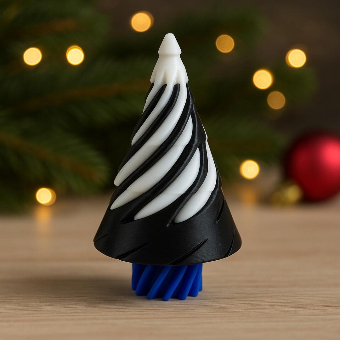 3D Printed Spiral Fidget Tree: Stress Relief Desk Toy - Etsy