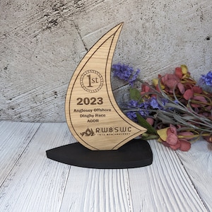 Personalised Sailing Trophy - Ideal Sailing Award, Sailing Prize for ...