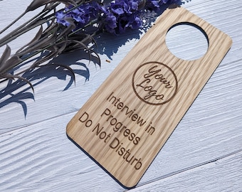 Personalised Wooden Open and Closed Sign for Business Eco-friendly 2 ...