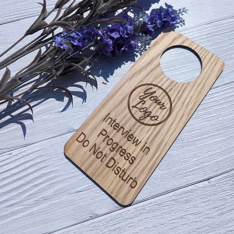 Interview in Progress Door Sign - Etsy