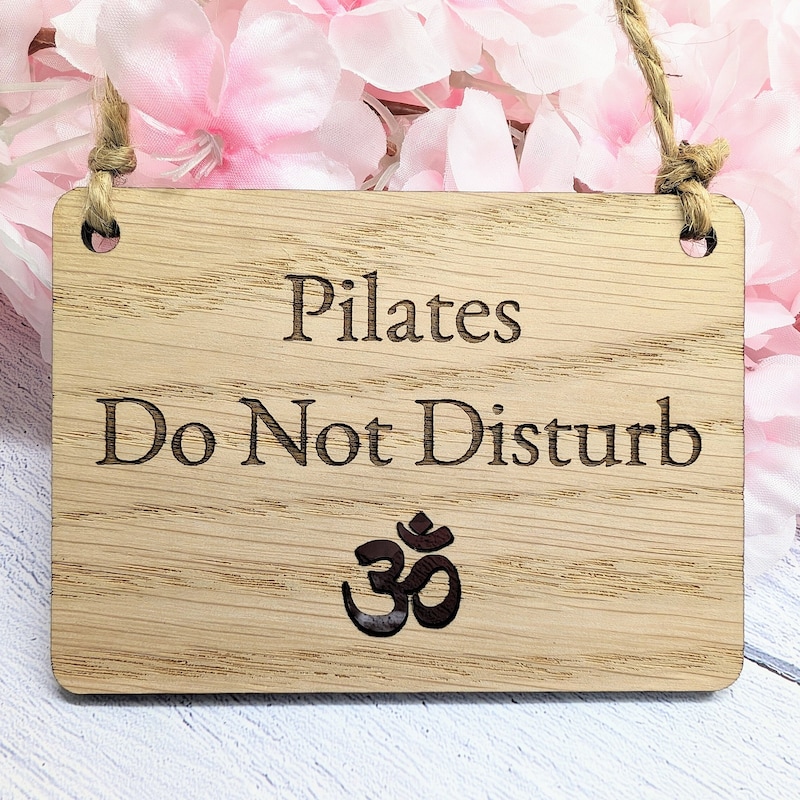 Pilates Wood Signs - Etsy