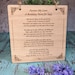 Personalised Wooden Poem Sign, Extra Large Professional Poem Writing ...