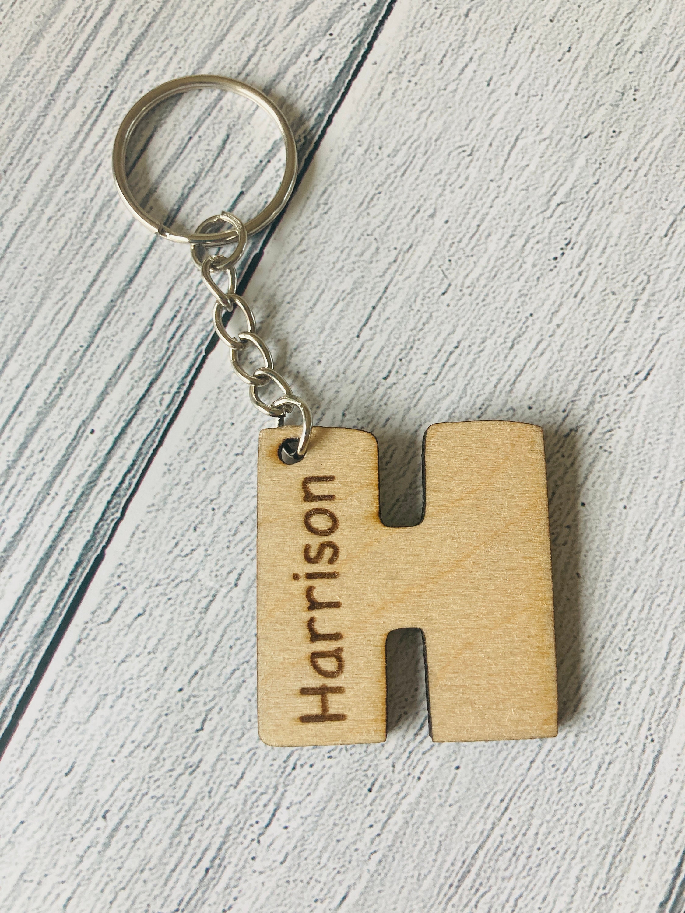 Personalised Keyrings Alphabet Keyrings Alphabet Gifts - Etsy