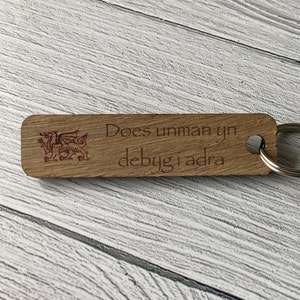 Welsh Keyrings | Welsh Gift | Celtic Keyfobs | Oak Wood - Etsy UK