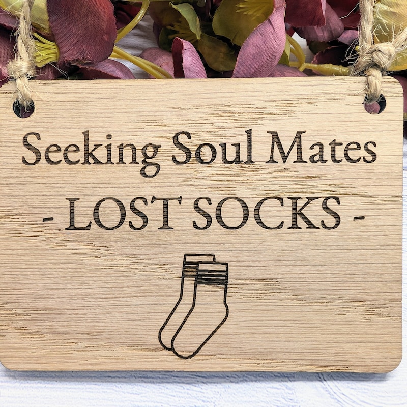 Lost Socks Sign - Etsy