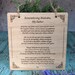 Personalised Wooden Poem Sign, Extra Large Professional Poem Writing ...