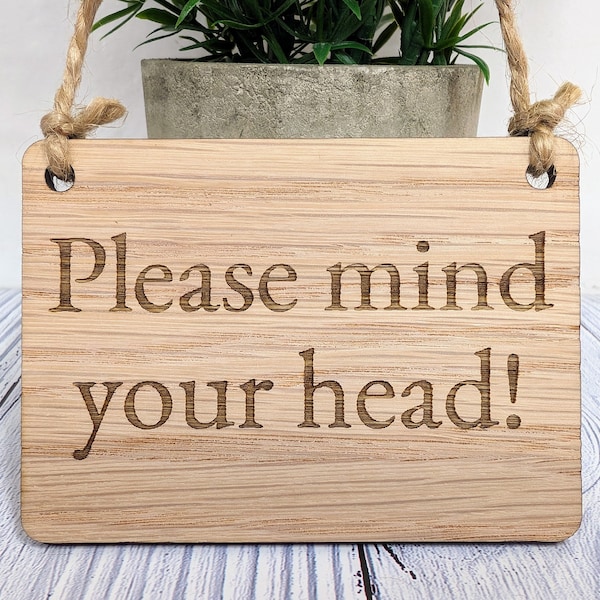Buy Mind Your Head Sign Online In India - Etsy India