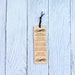 Personalised Wooden Poem Book Mark - Professional Poem Writing, Custom ...