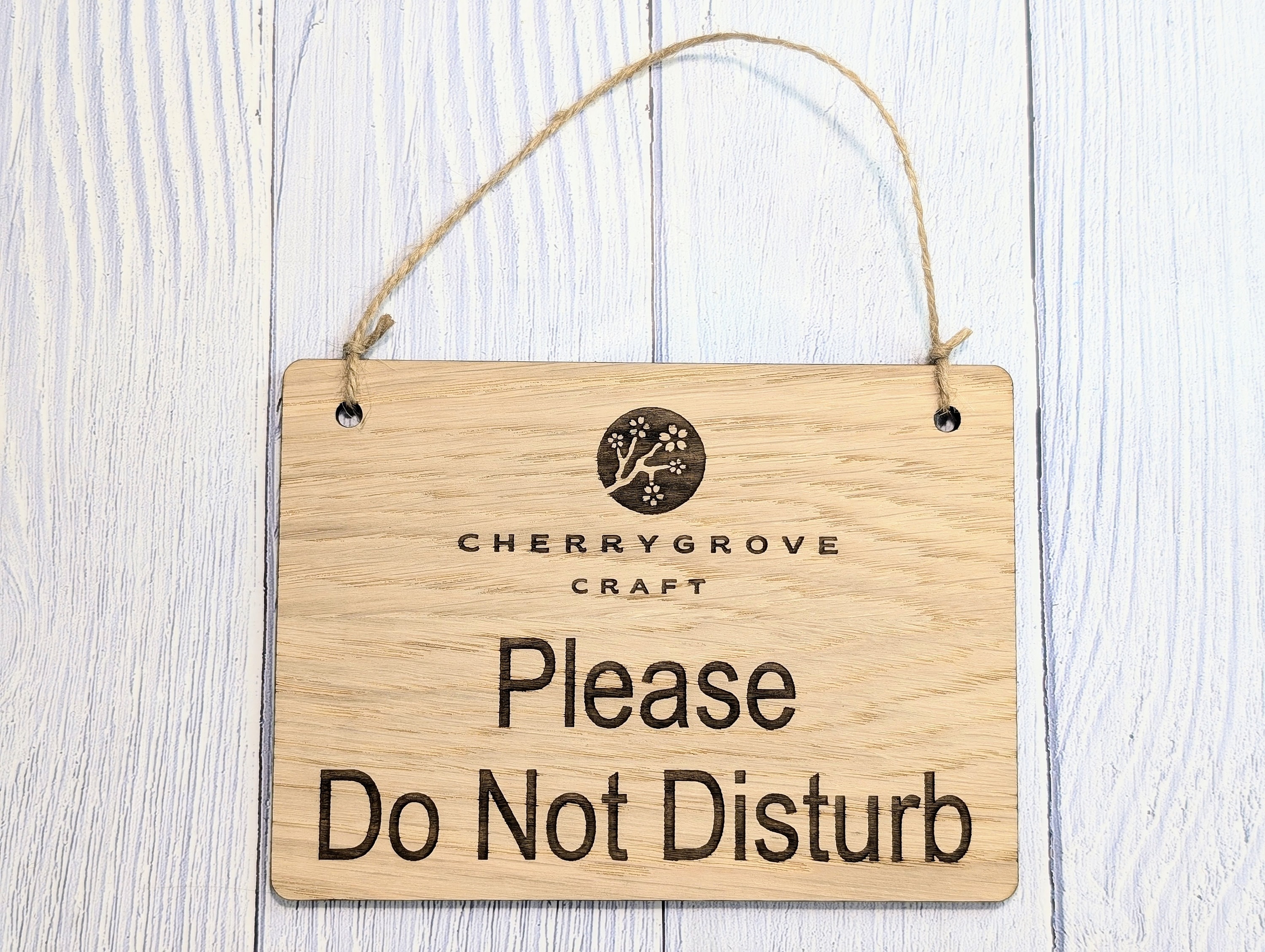 Please Do Not Disturb - Custom Wood Hanging Sign - 4 Sizes, Add Your ...
