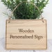 Handmade Wooden Social Media Sign | Custom QR Codes for Website ...