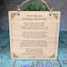 Personalised Wooden Poem Sign, Extra Large Professional Poem Writing ...