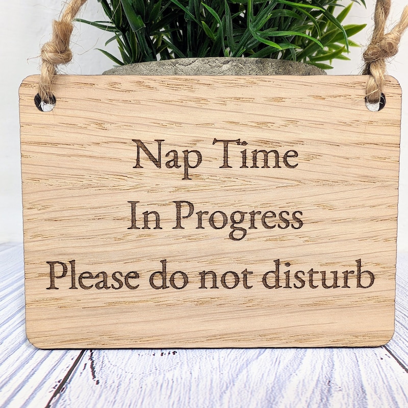 Napping Sign - Etsy