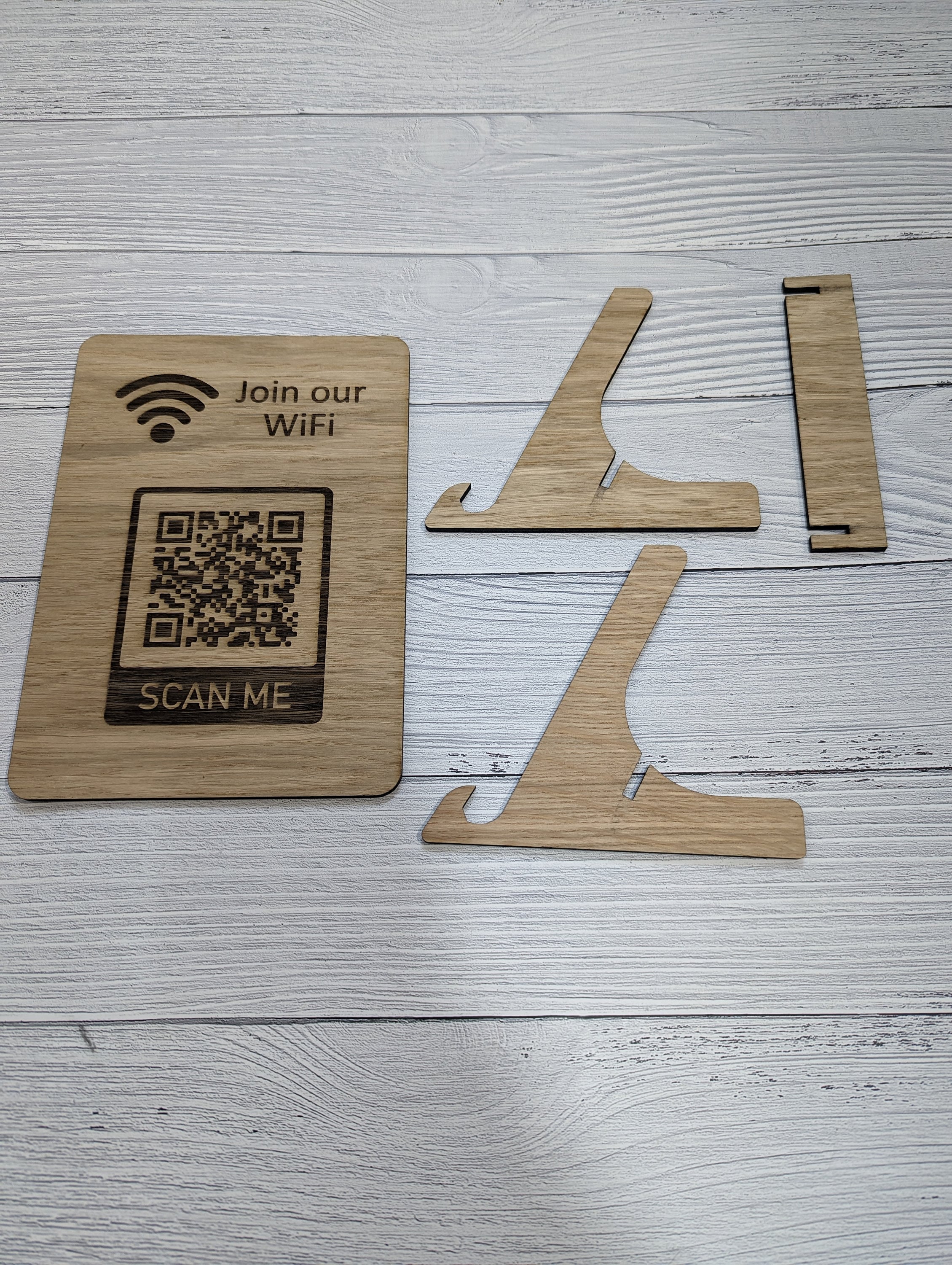 Wooden Wifi Sign Wifi Password Sign Wifi QR Code Sign QR - Etsy