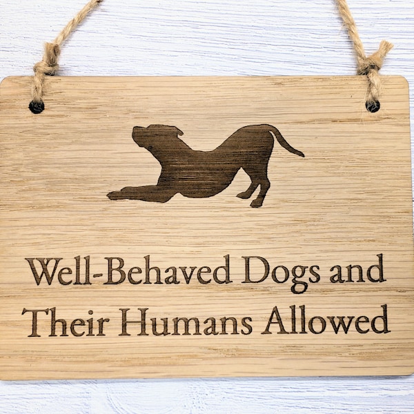 Dog Wooden Sign - Etsy