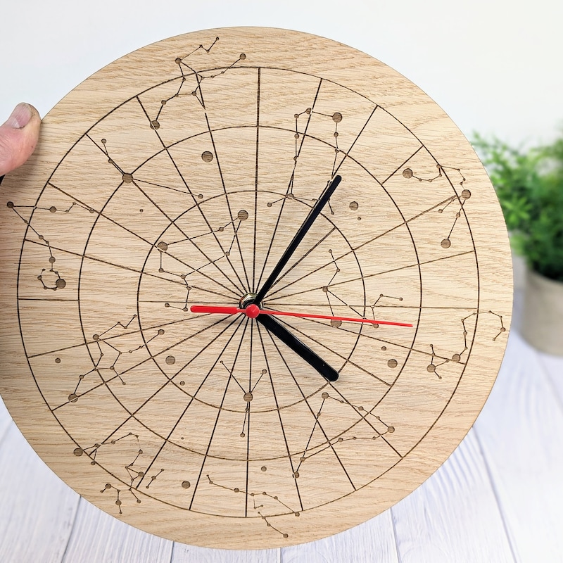 Space Themes Clock - Etsy