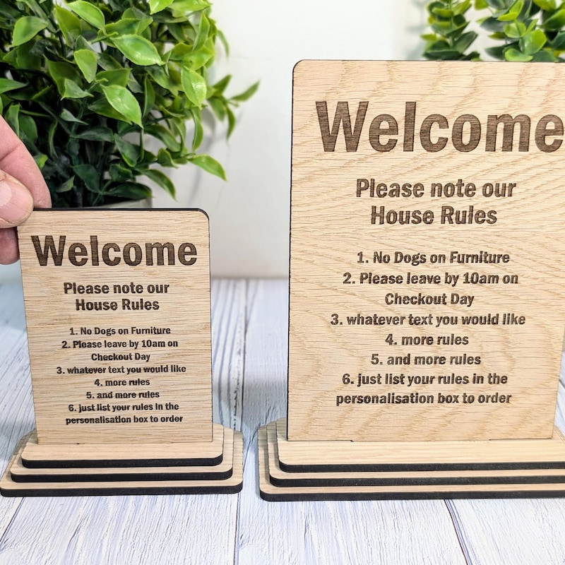 Funny Rental House Signs - Etsy UK