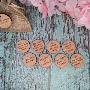 Wooden Hug Tokens - Kindness Gifts - Personalised Gift for Friends ...