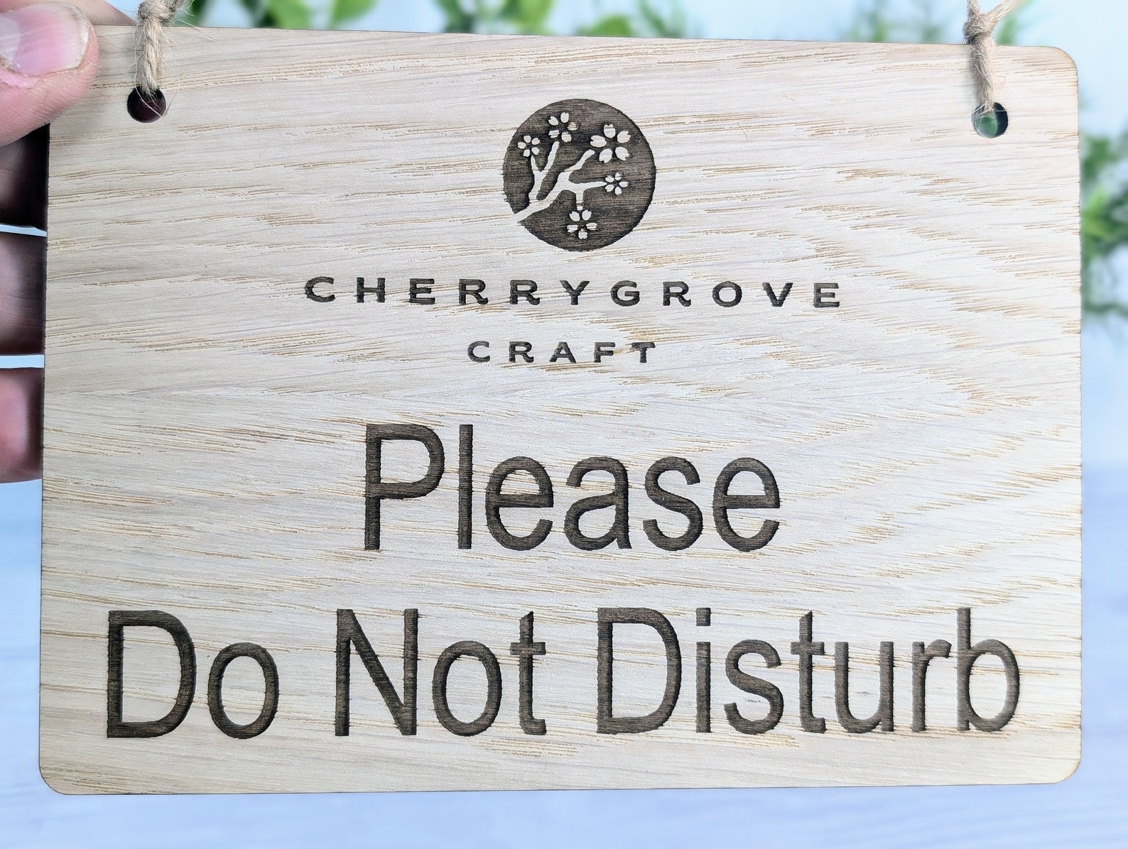 Please Do Not Disturb - Custom Wood Hanging Sign - 4 Sizes, Add Your ...