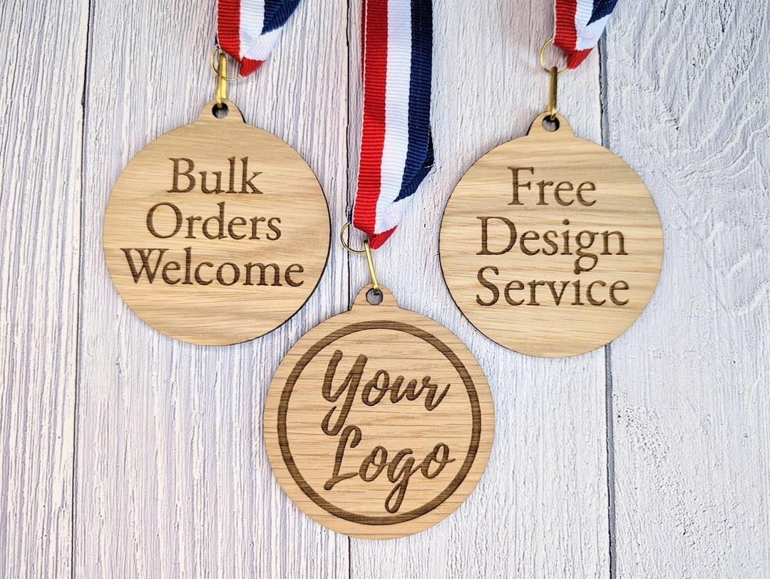 Large Bespoke Wooden Medals, Free Design Service, Sporting Events ...