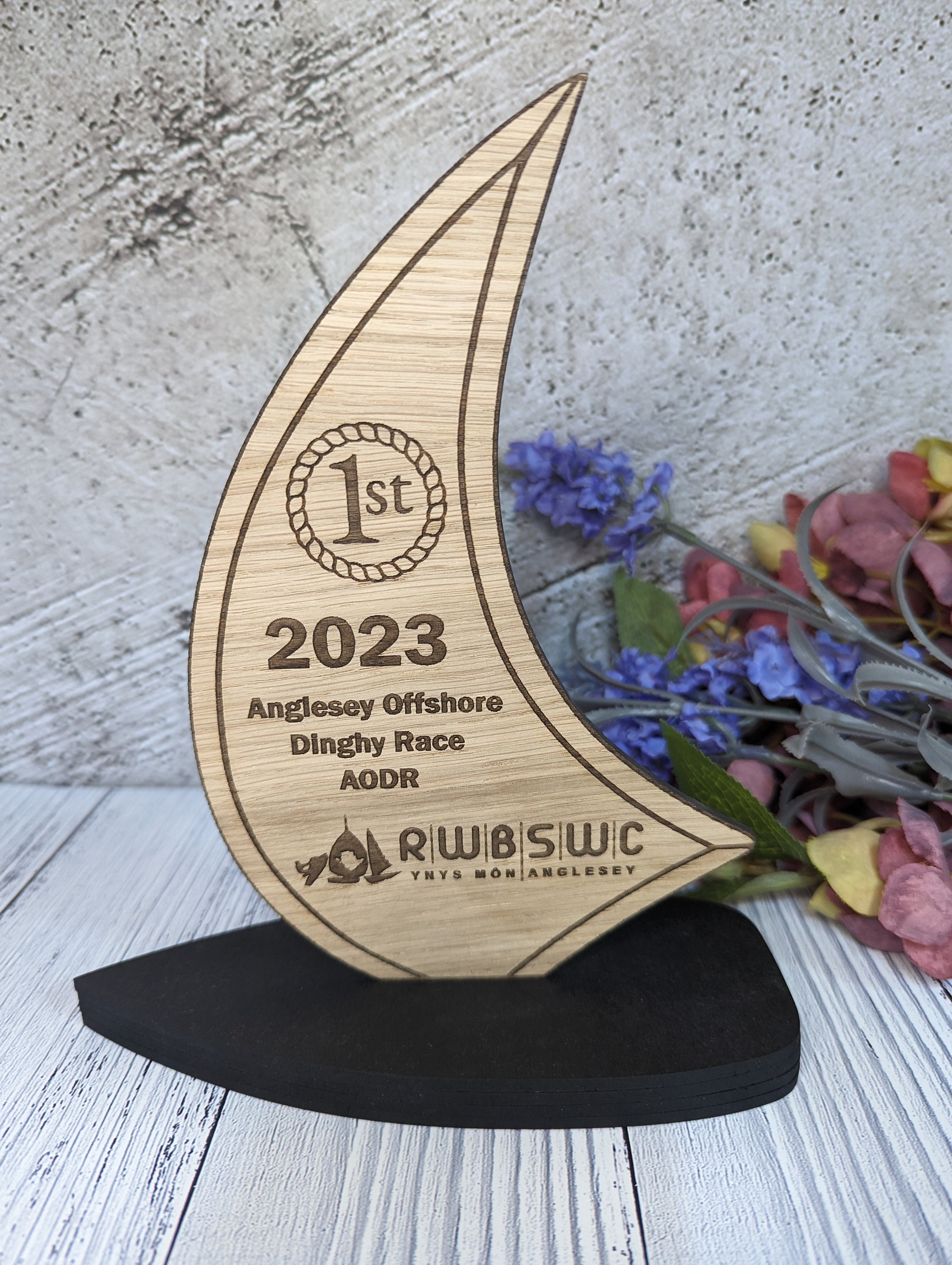 Personalised Sailing Trophy - Ideal Sailing Award, Sailing Prize for ...