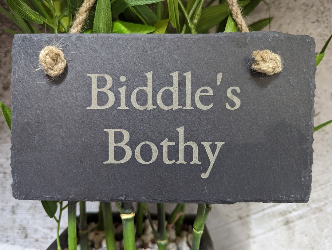 Personalised Slate Sign Engraved Sign Eco-friendly Natural Slate ...