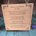 Personalised Wooden Poem Sign, Extra Large Professional Poem Writing ...