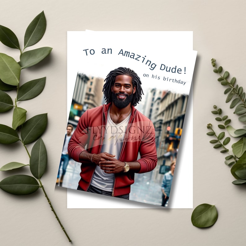 Black Men Birthday Cards Bundle Pack African American Greeting Cards - Etsy