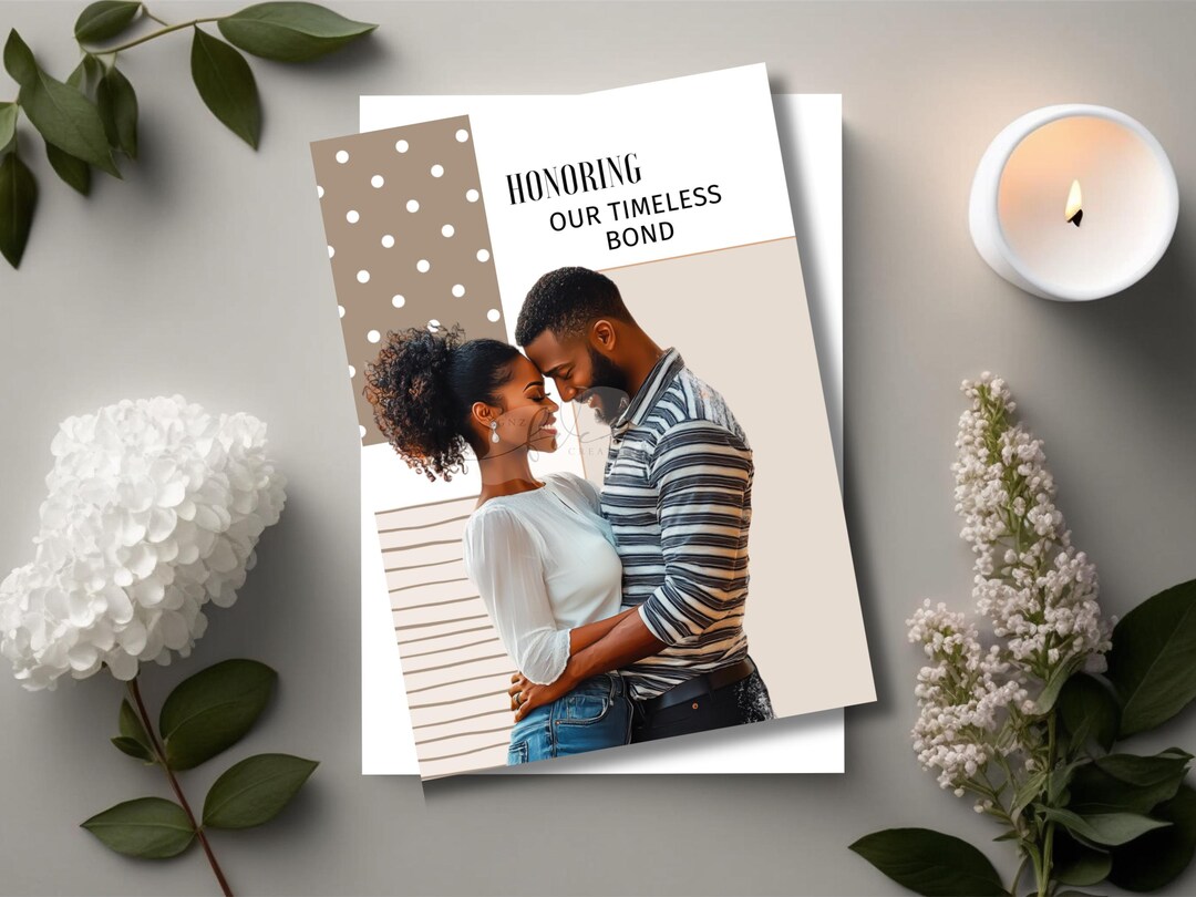 Black Love | Black Couple | Black Greeting Cards | Afrocentric Love - Etsy