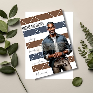 Black Men Birthday Cards Bundle Pack African American Greeting Cards - Etsy