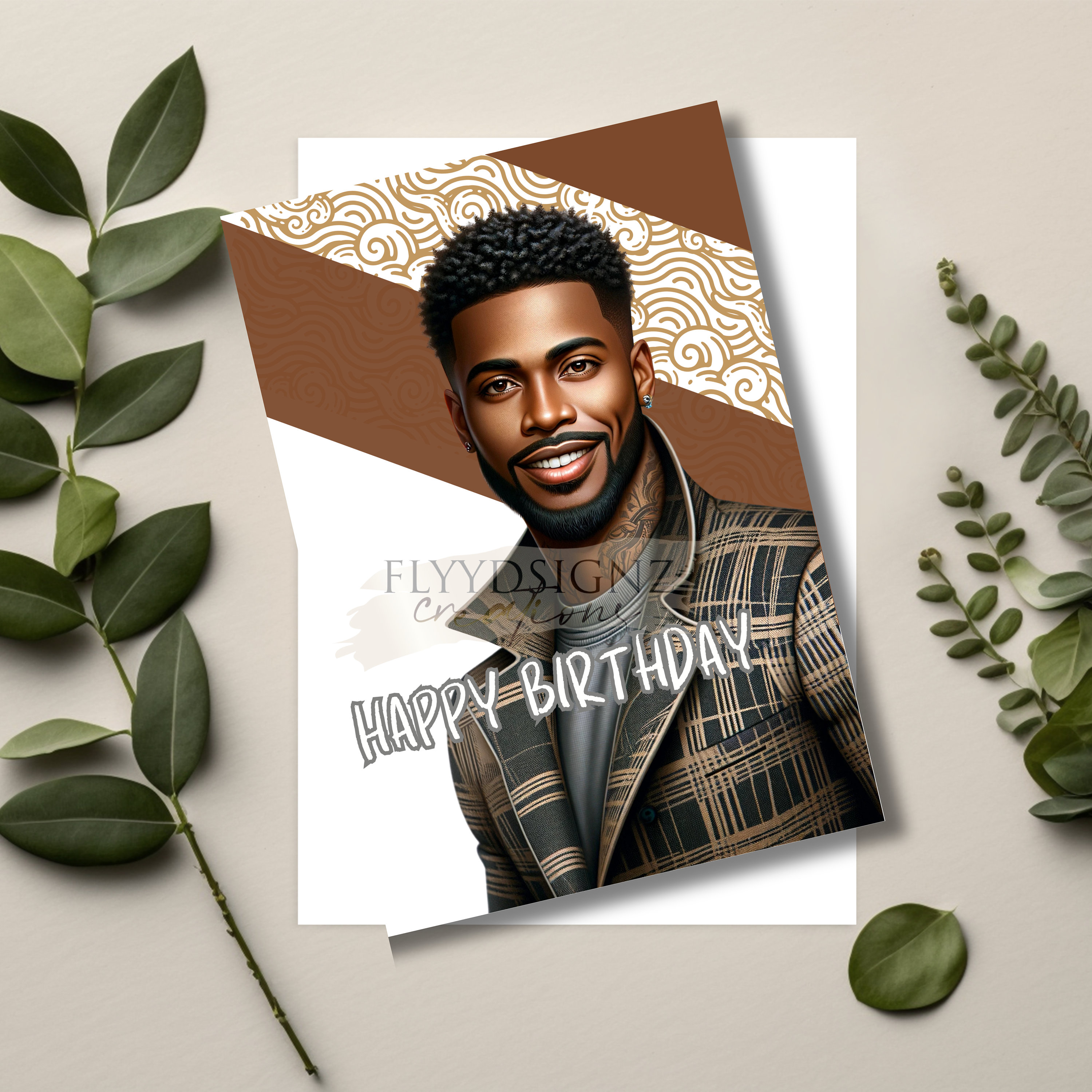 Black Men Birthday Cards Bundle Pack African American Greeting Cards - Etsy