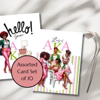 Phi Mu Note Cards - Etsy