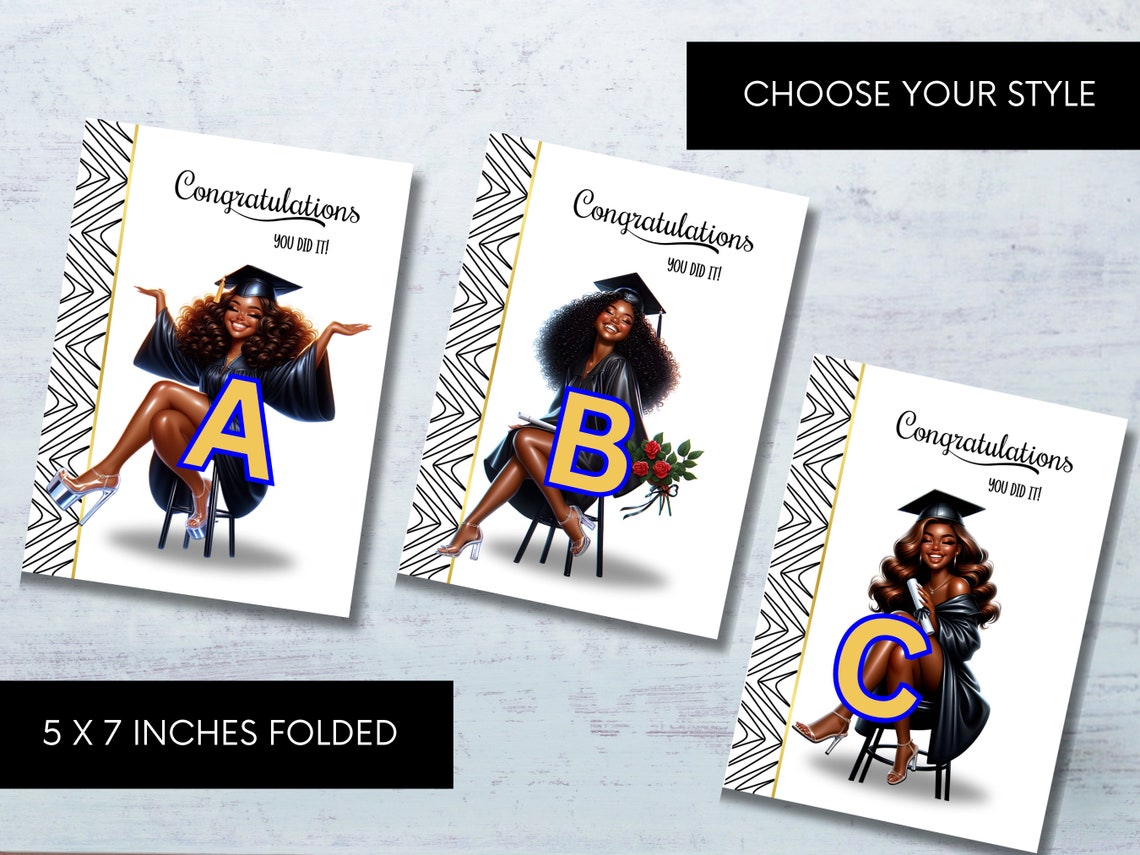 Black Girl Graduation African American Black Woman College Graduation ...