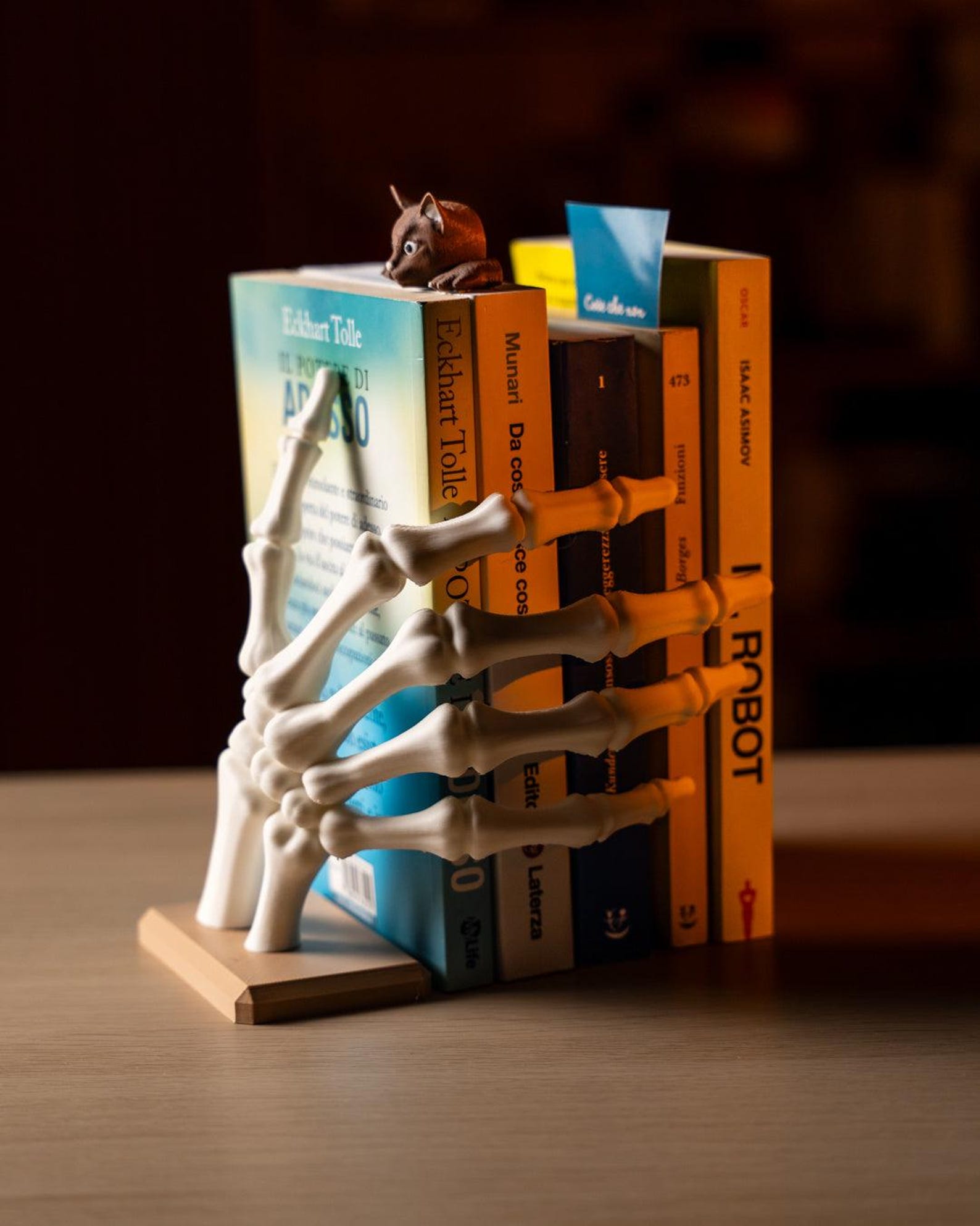 Skeleton Hand Bookstop - Etsy
