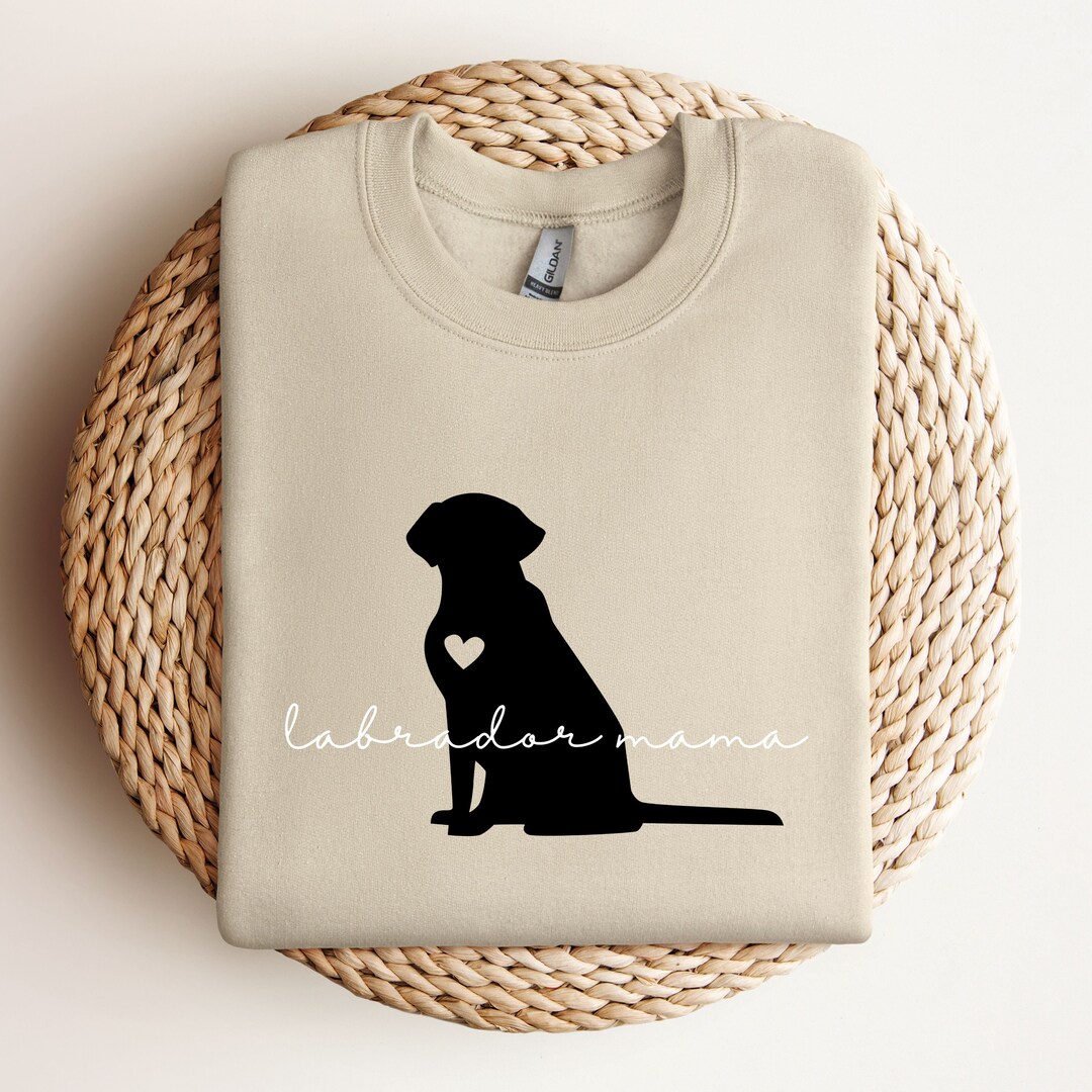 Labrador Retriever Sweatshirt, Black Labrador Retriever Crewneck ...