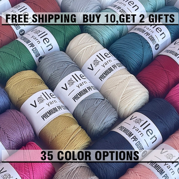 Polyester Cord Yarn - Etsy