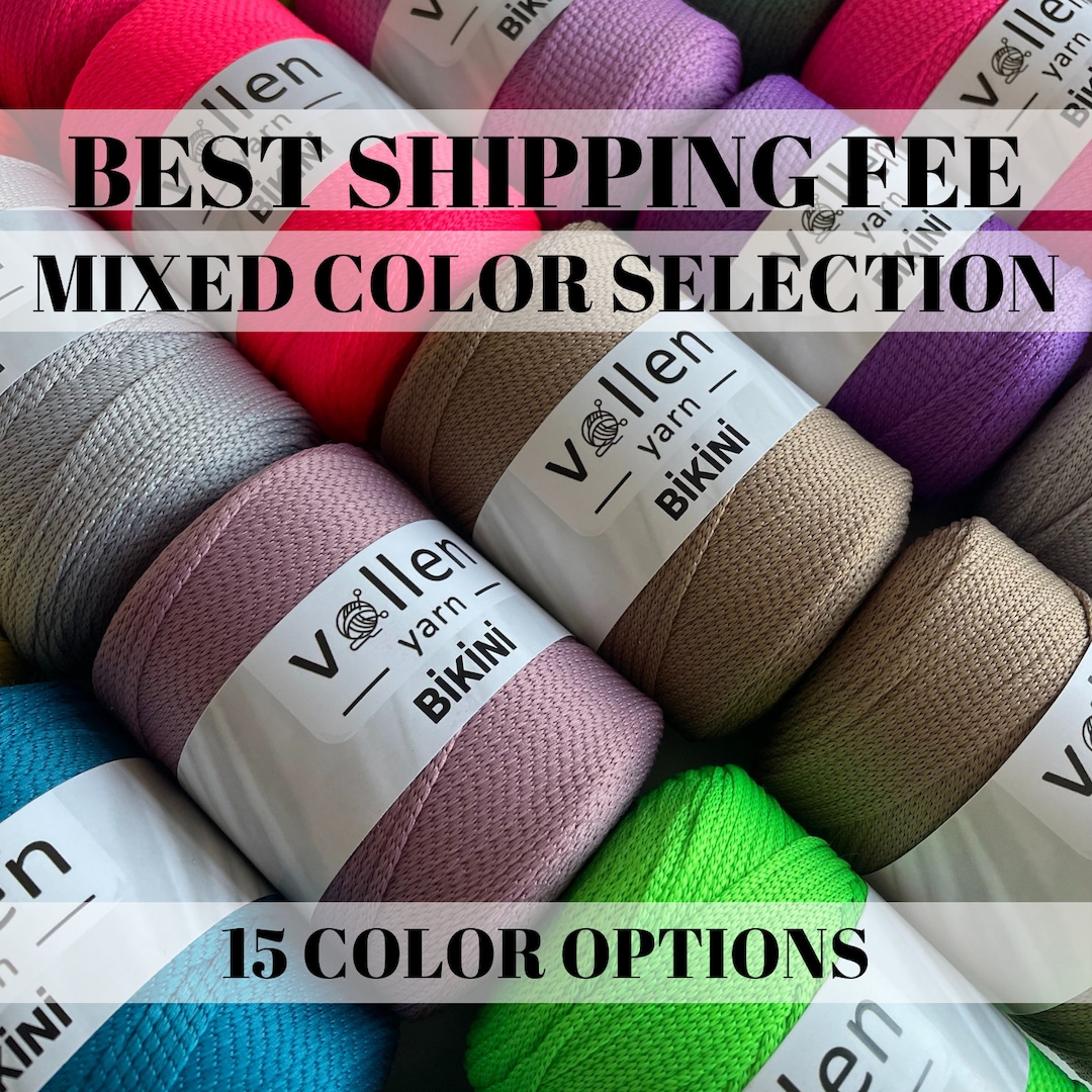 12 Pieces, Bikini Yarn,summer Yarn, Crochet Yarn, Swimsuit Yarn ...