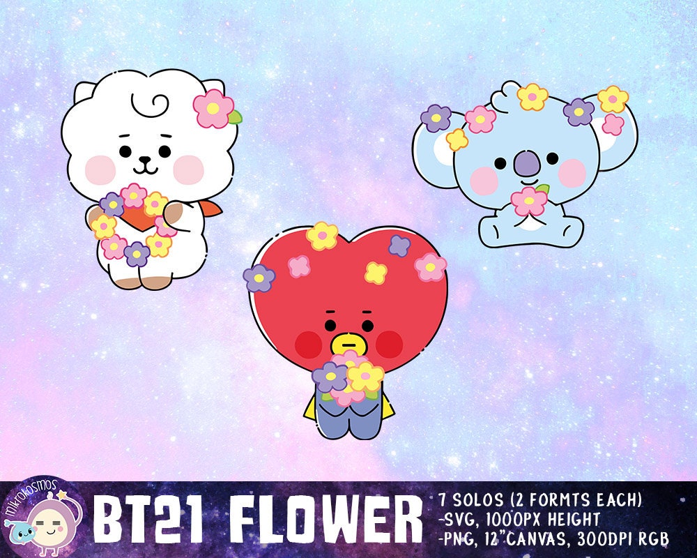 BT21 Svg for Bt21 Stickers Bt21 Png for Bt21 Shirt Bt21 - Etsy Australia