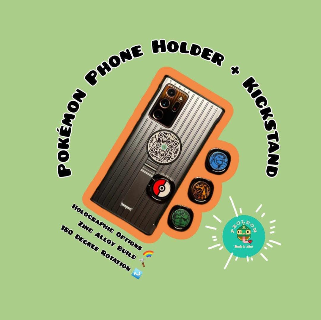 Pokémon Base Set Phone Grip Pokemon Phone Grip Pokemon Kickstand Phone ...