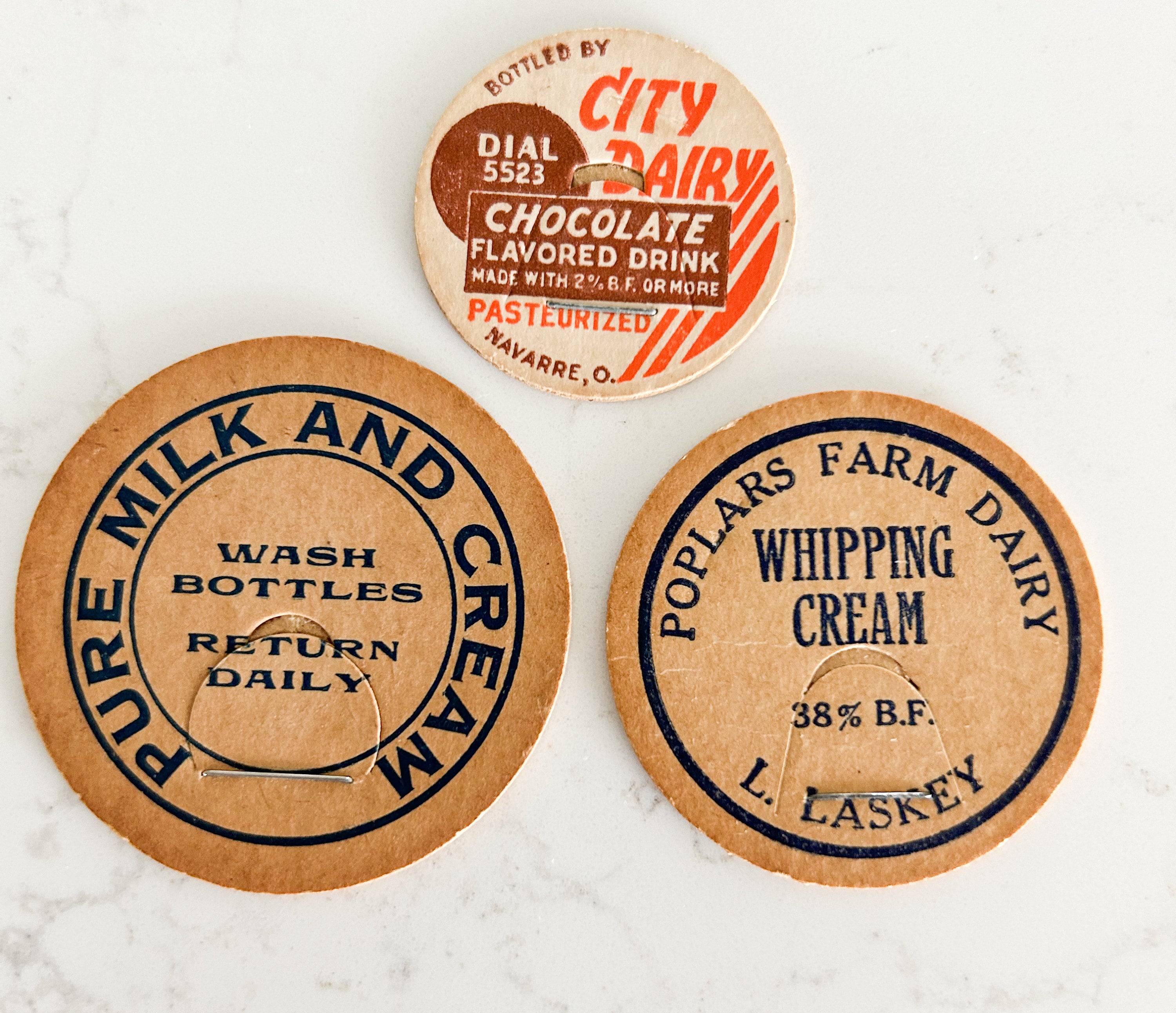 Chocolate Milk Lids