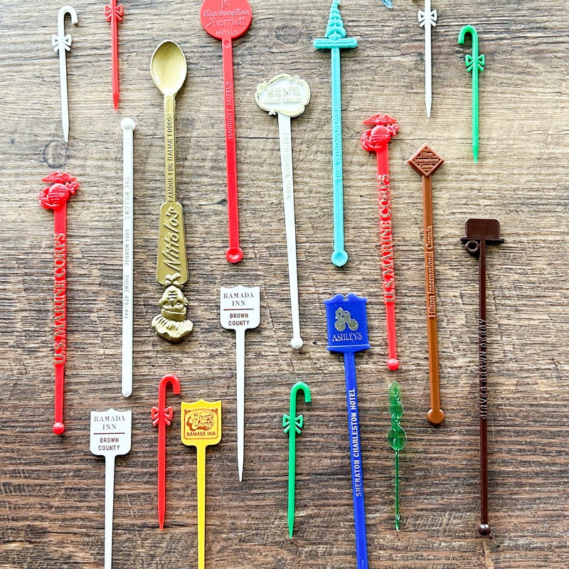 Tiki Swizzle Sticks - Etsy