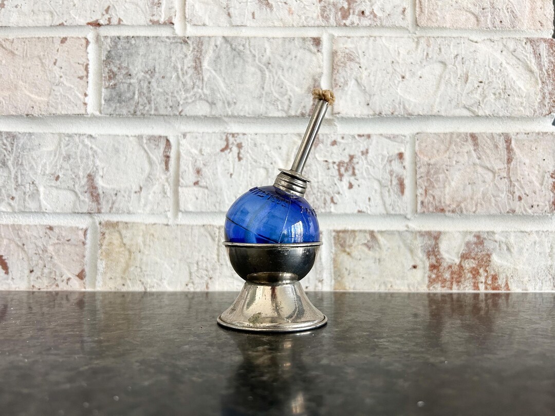 Rare Cobalt Blue Antique Jeweler's Watchmaker's Alcohol Lamp - Patented ...