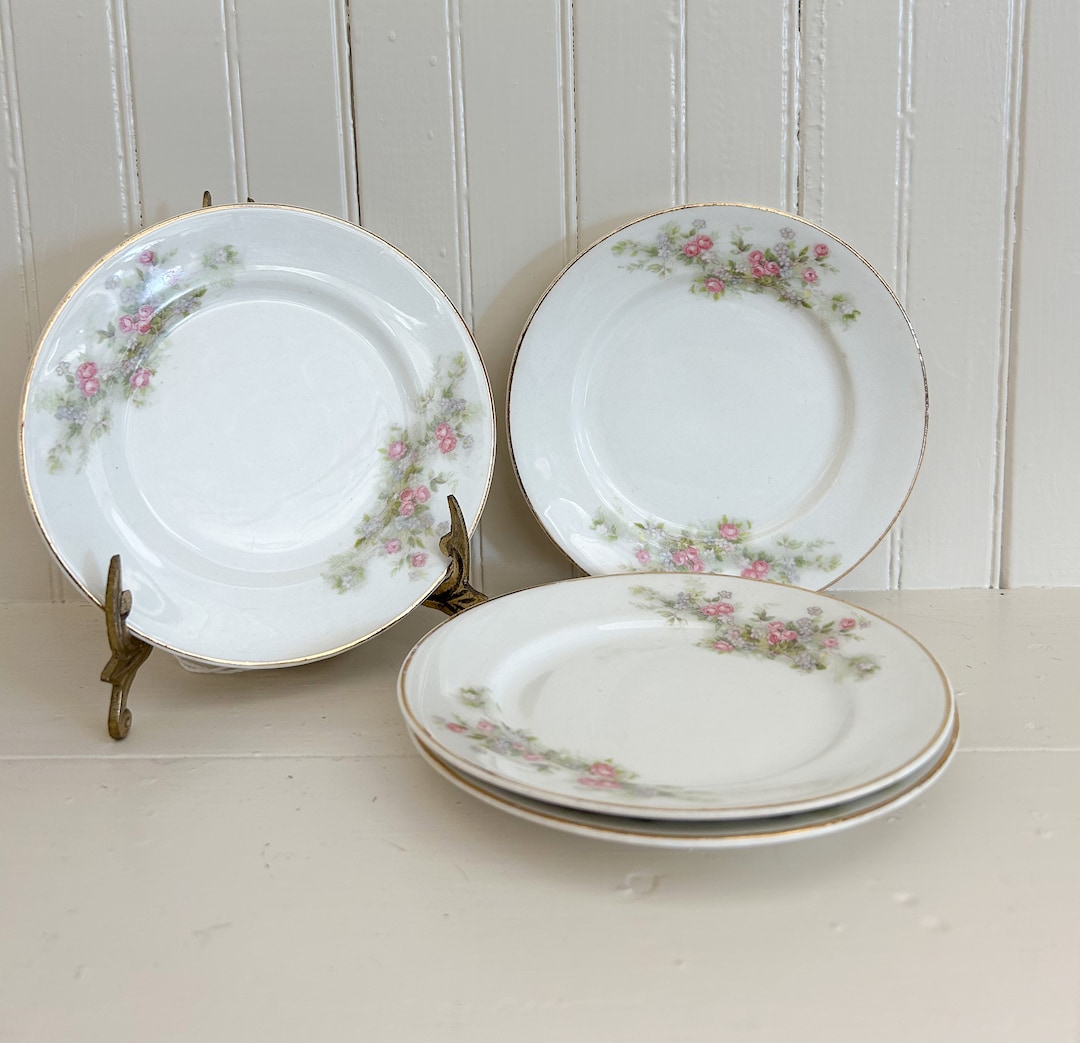 Vintage Dishes, Crooksville China Company, Pink Flowered Dishes With ...