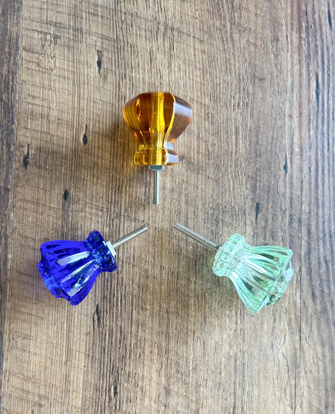 Vintage Glass Drawer Pulls, Vintage Blue Drawer Pull, Vintage Drawer ...