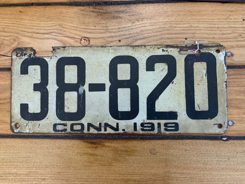 Vintage License Plates Vintage Plates Mancave Decor Gift - Etsy