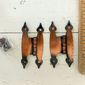 Smooth Copper Hinges | NOS Smooth Copper Hinges | Pair of Copper Hinges ...