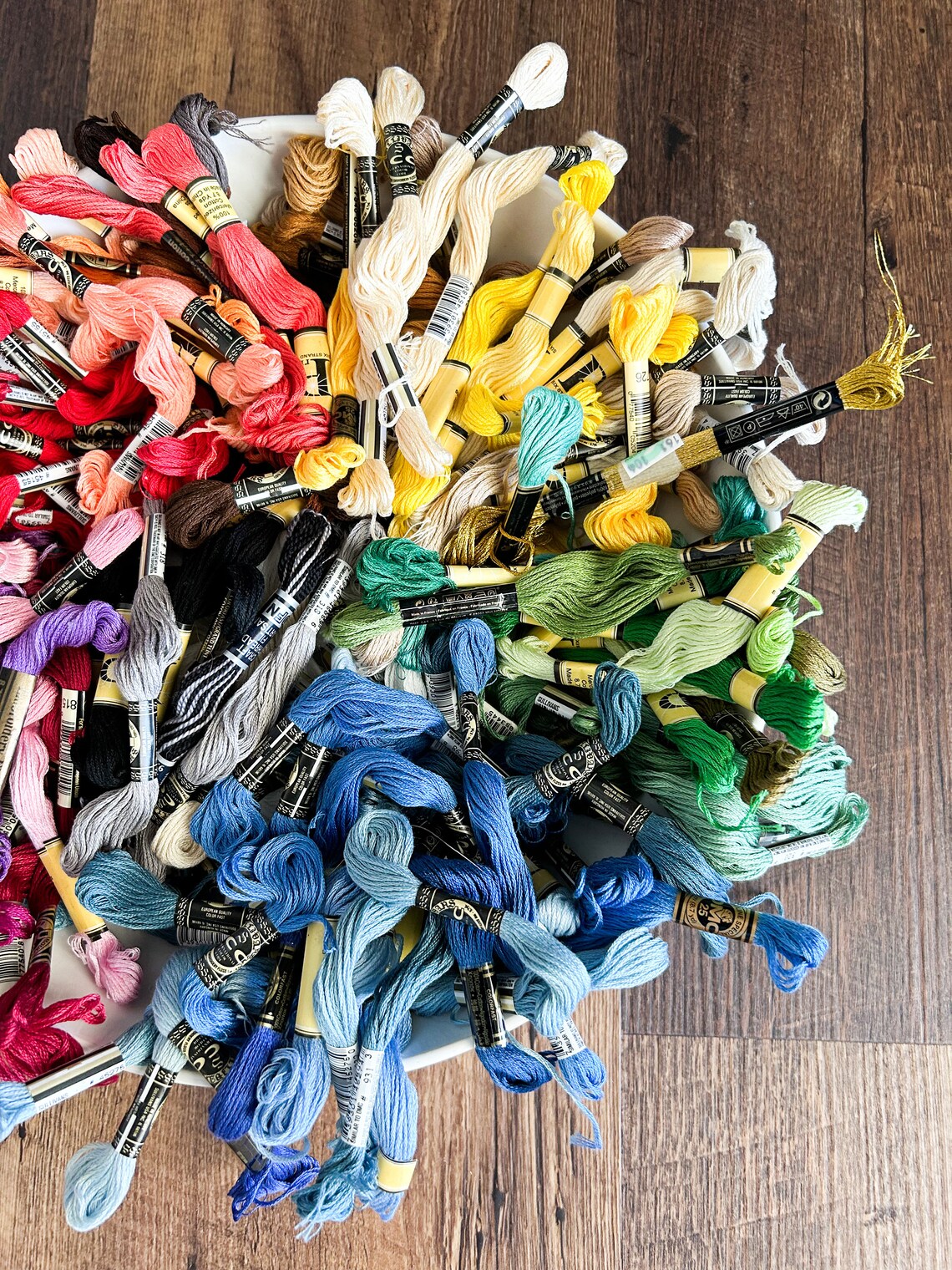 Vintage NOS Embroidery Floss, Multiple Colors, Embroidery Floss Lot ...
