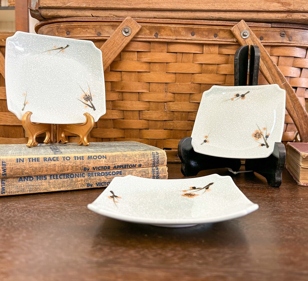 Vintage MCM Dessert Plates | Dandelion Dessert Plate | Midcentury ...