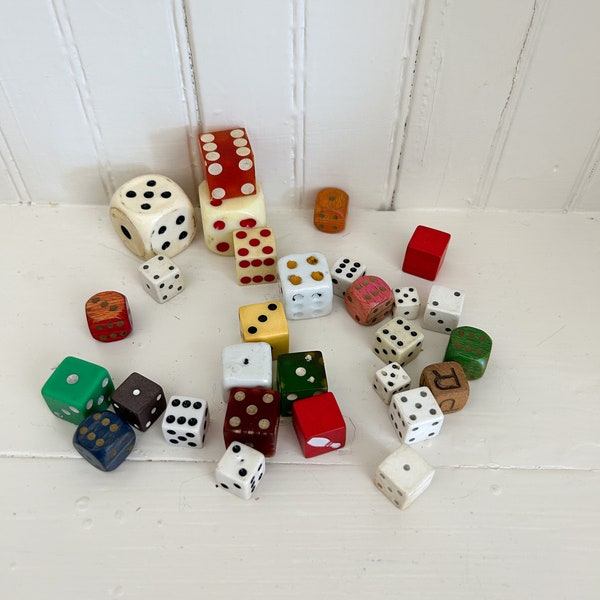 Antique Dice - Etsy