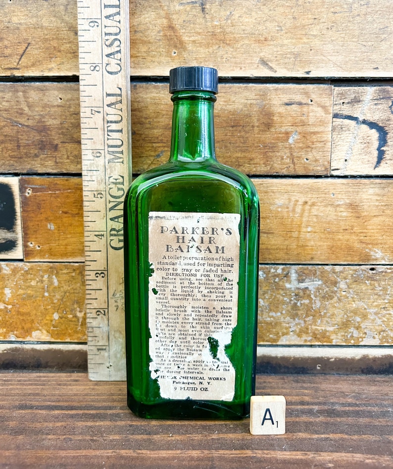 Vintage Green Bottle | Green Bottle | Druggist Bottle | Soda Bottle ...