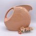 Fiesta Pitcher Fiesta Disc Pitcher Apricot Fiestaware - Etsy